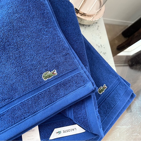 Lacoste | Bath | 2 Set Of Brand New Lacoste Large Size Bath Towel 3x53 ...